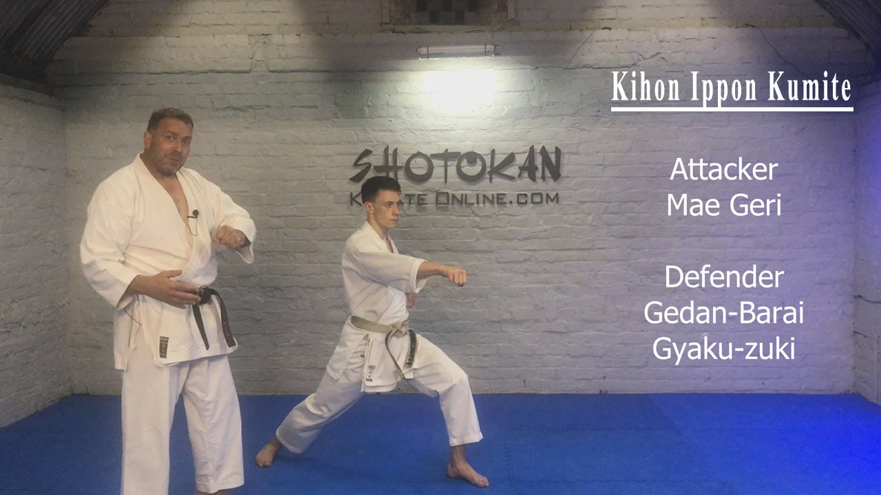 Kihon Ippon Kumite Tutorial Shotokan Karate Kumite Tutorials