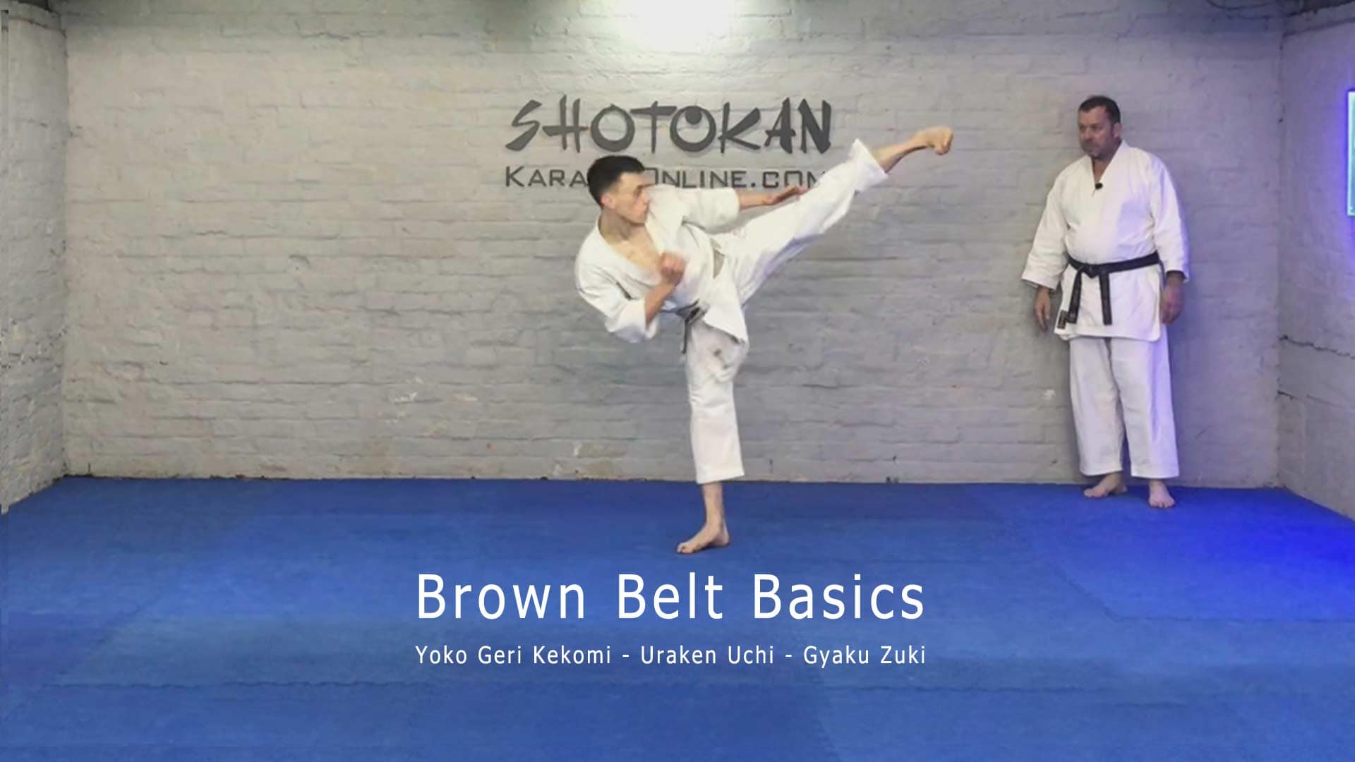 Yoko Geri Kekomi, Uraken Uchi, Gyaku Zuki